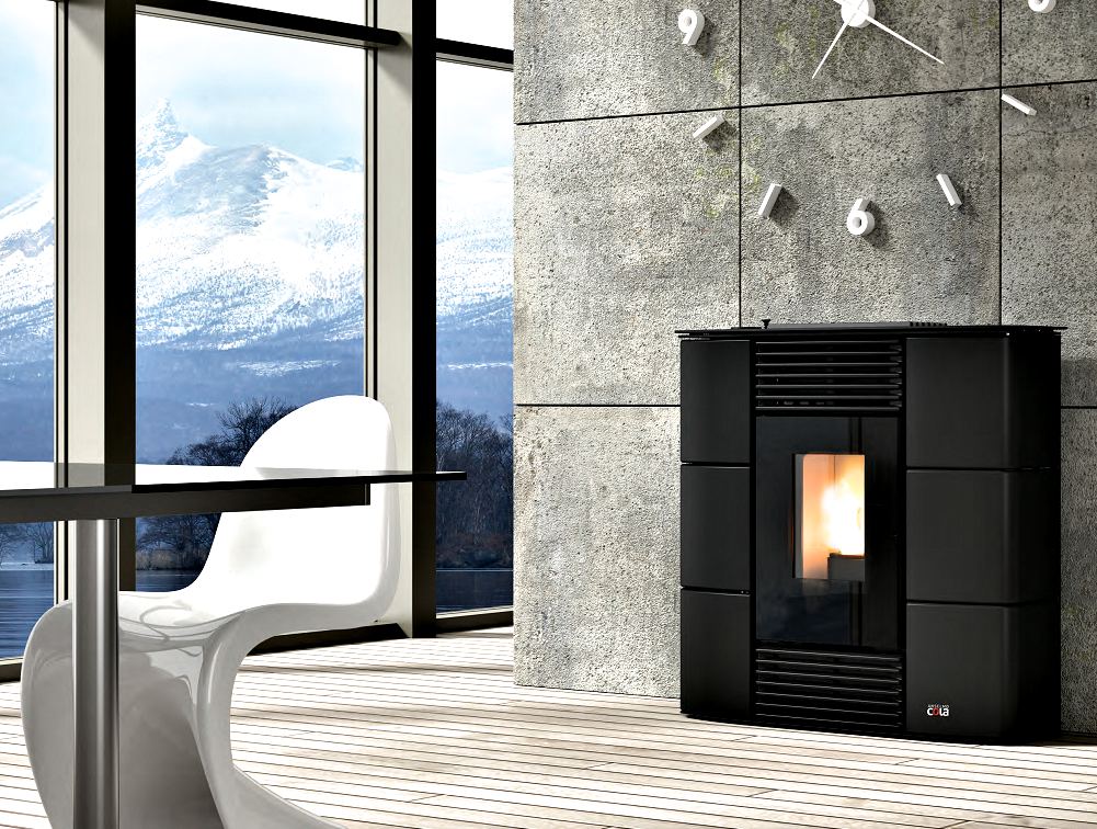 Alliance Feu Design - Poêle à granulés SPRINT - ANSELMO COLA