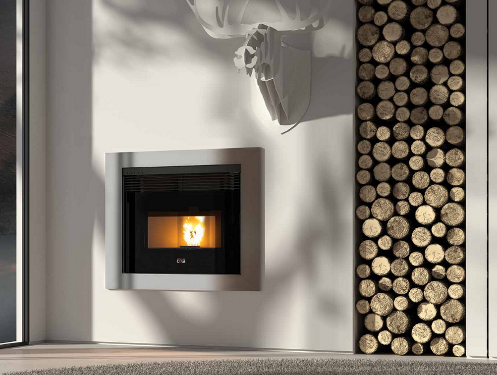 Alliance Feu Design - Insert à granulés, pellets TOP FIRE 70 - ANSELMO COLA