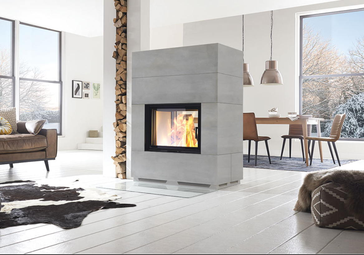 Alliance Feu Design - Foyer à bois S7 - CAMINA & SCHMID