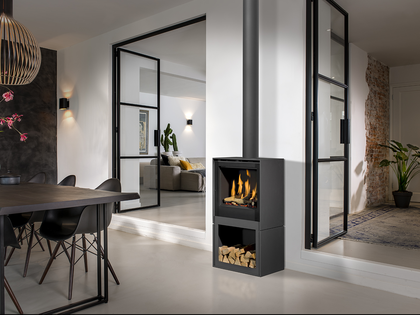 Alliance Feu Design - Poêle à gaz BOX - BARBAS